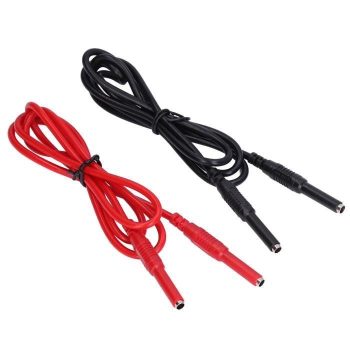 YOSOO fil de test de prise femelle 4mm Plug Test Leads Femelle à ...