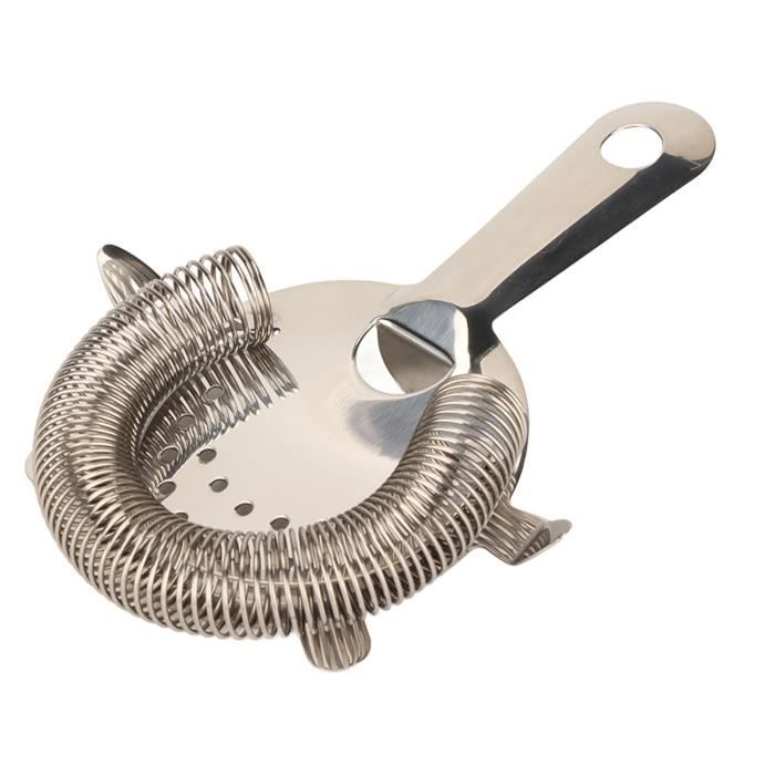 YOSOO Stainless Steel Bar Strainer, Anti Rust Cocktail Strainer for Ice ...