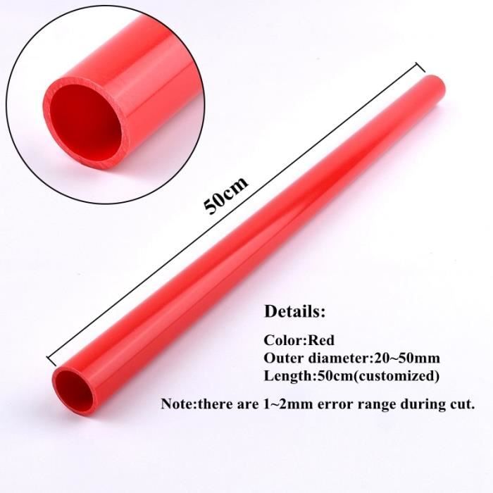 TUYAU - BUSE - ACCESSOIRE DE BUSE,Red-Outer dia 32mm-50cm--Tube en PVC ...