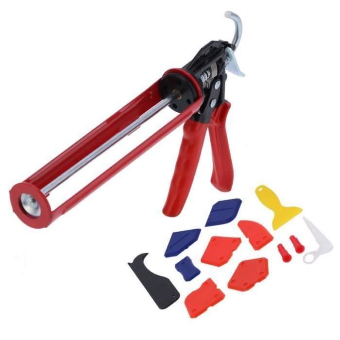 Fdit Outils à main Kit d'outils de pistolet à calfeutrer avec grattoir ...