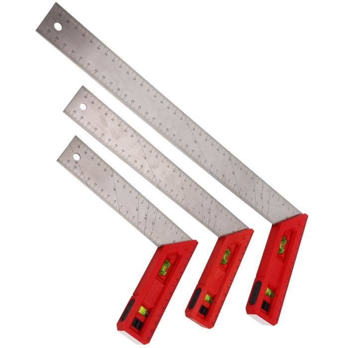 Équerre de menuisier en bois professionnel - EJ.LIFE - 90 45 degrés ...