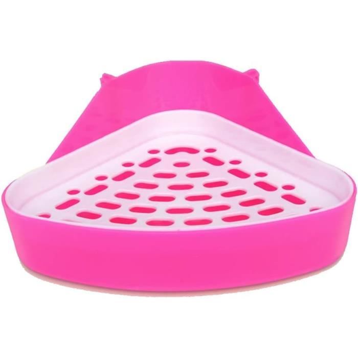 Bac à litière d'angle pour animal de compagnie - Pour hamster, cochon ...