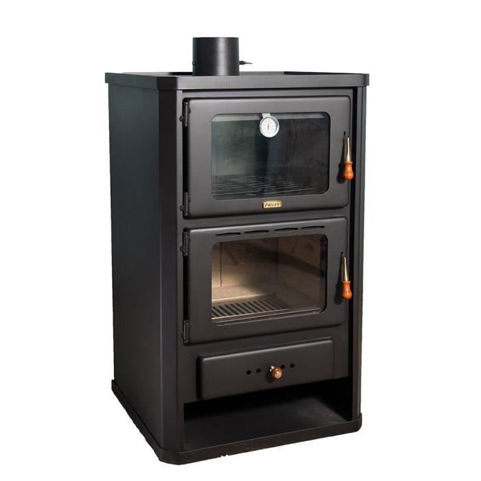 Poêle à bois Cheminée Cuisinière Four Cuisinière Prity FG 14,2kw ...