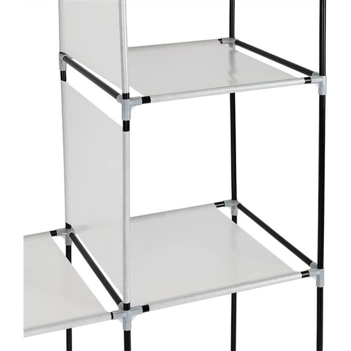 Penderie Armoire polyvalente organisateur armoire portable vêtements ...