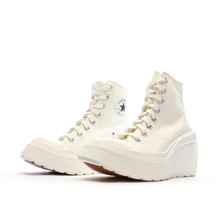 Chaussures Converse Chuck 70 De Luxe Wedge pour Femme Noir - Marque ...