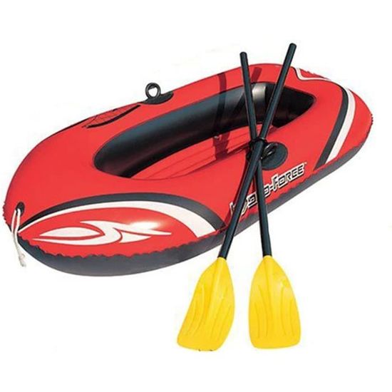 Kayak Gonflable, Bateau de Pêche Pliable de Tourisme, Radeau de Canoë ...