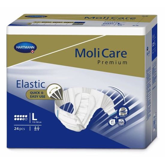 Molicare Premium Elastic Extra Plus – Large – PZN 11376599 – (30 pièces ...