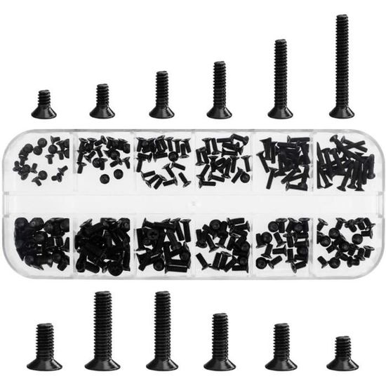 Vi Pour Ordinateur - Limics24 - Lot 240 Vis M2 M2.5 M3 Noir Universel Portable Hp Gateway ...