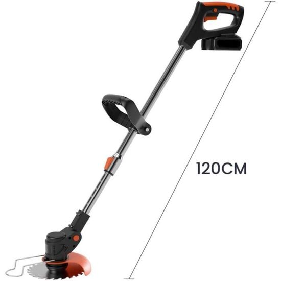 Debroussailleuse Electrique sans Fil, Coupe Bordure 21V avec Batterie et Chargeur 3 Types De ...