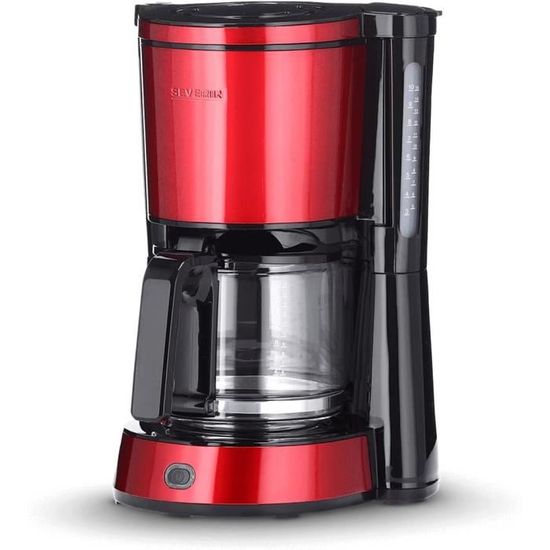 Cafetière Filtre "Type", 1 000W, 1,4L, Juqu'À 10 Tasses, Porte-Filtre Amovible, Système Anti ...