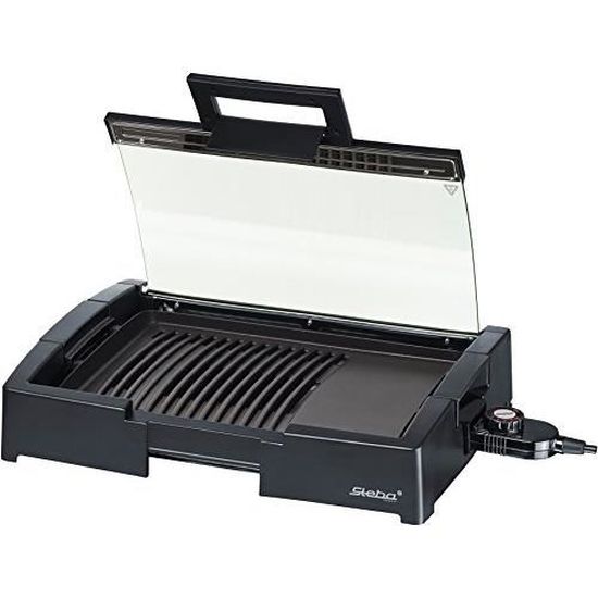 Steba BBQ Grill de Table, Noir, 37 x 44,5 x 9 cm, 066200 066200 - Achat ...