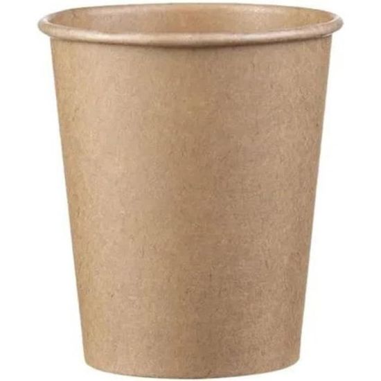 Intertan Q531002Kr Lot De 50 Gobelets En Papier Kraft Simple Paroi ...