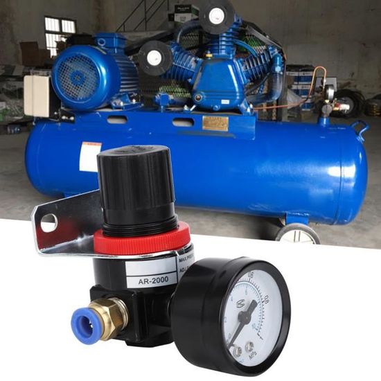 YOSOO Vanne Air Compressor Pressure Reducer with 8 mm Connector Air Pump Treatment Fittings ...