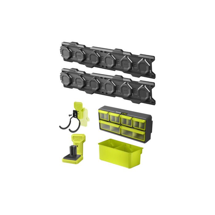 Pack RYOBI Système LINK 2 rails muraux - Support d'outil ...