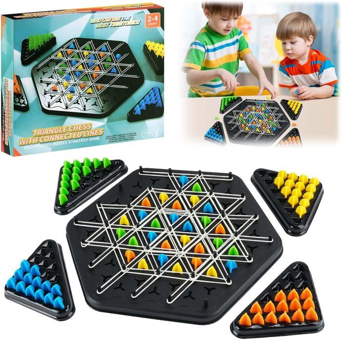 Triggle Jeu,Triggle Jeu Élastique,Jeu De Triangle En Chaîne,Triggle ...