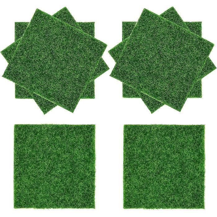 8 Pièces Décorations De Bricolage En Mousse Jardin Miniature D'Herbe De ...