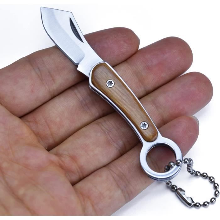 Mini Couteau Pliant Couteau De Poche En 440 Acier Inoxydable, Edc ...
