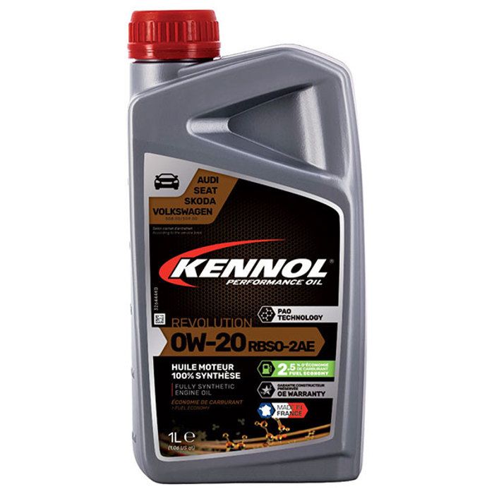 HuileMoteur Kennol Kennol Rbso-2Ae Revolution 0W20 1 L - Cdiscount Auto