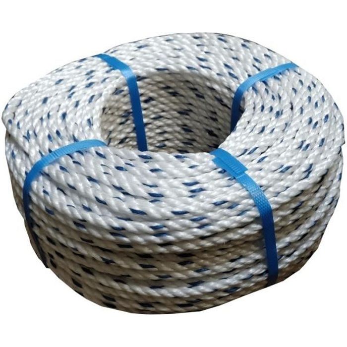 1M CORDE POLYPROPYLENE UNIVERSELLE 10MM CORDELETTE CORDAGE FICELLE ...