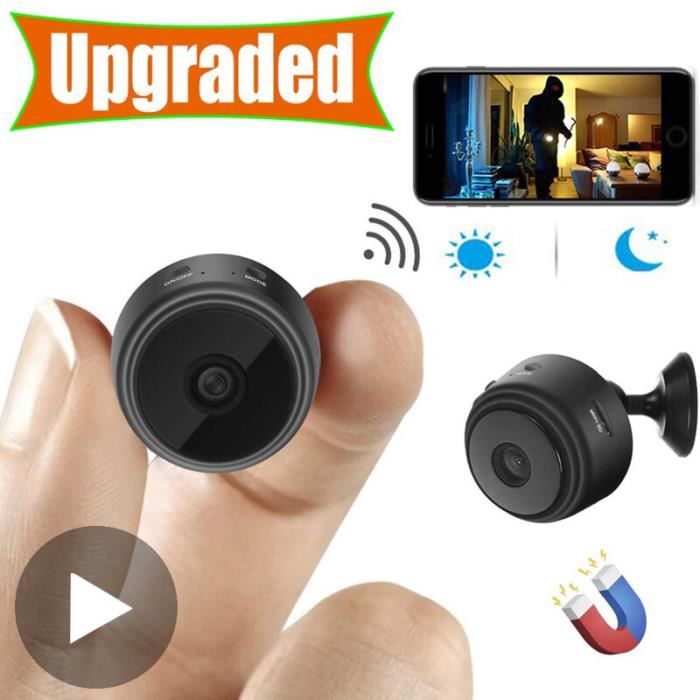 Caméra miniature,Mini caméra vidéo HD 1080p, petit caméscope Wifi IP ...