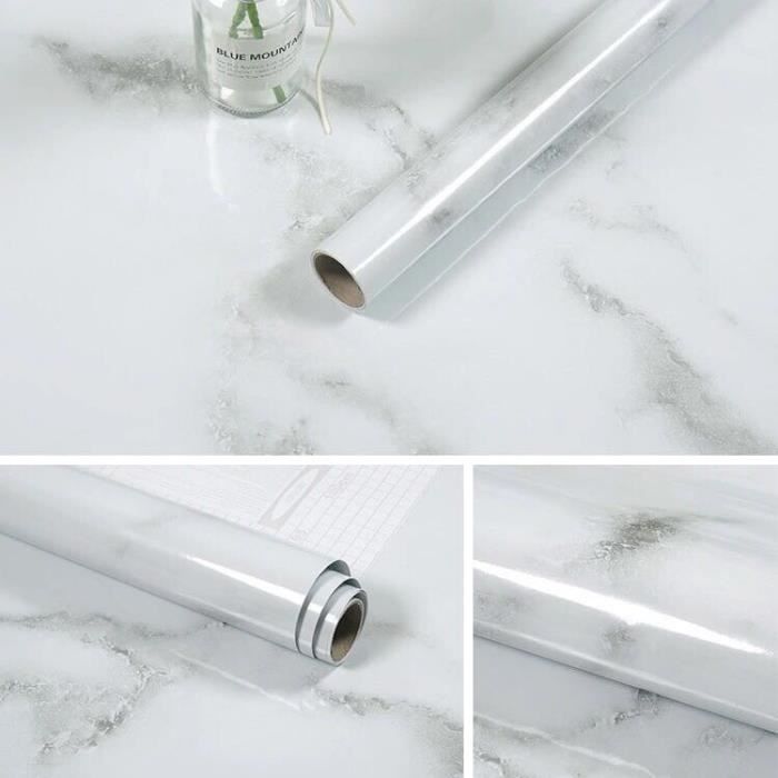 Papier peint - Thread pattern - Vinyle auto-adhésif imperméable - Couleur unie - 60cm x 200cm ...