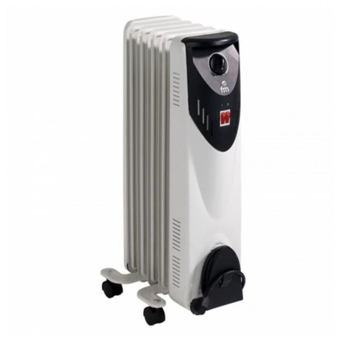Oil filled Radiator (5 chamber) Grupo FM RW 10 1000W White 1000W 400 W ...