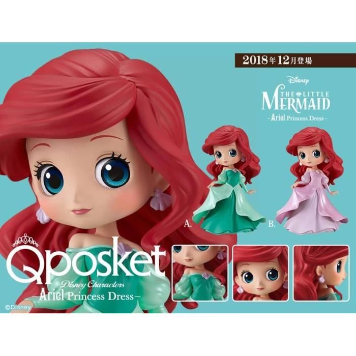 Figurine Q Posket Disney - Ariel Princess Dress Pink Ver.B 14cm - Cdiscount Jeux - Jouets