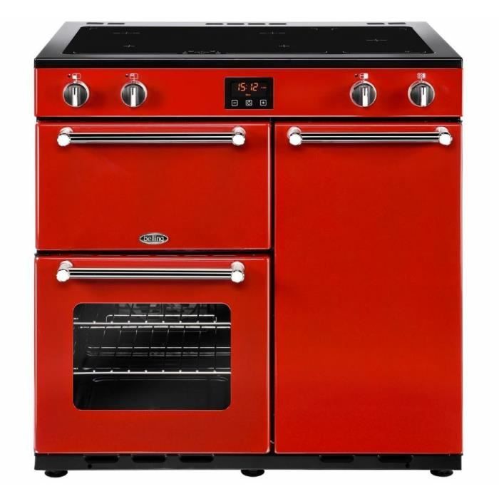 Piano de cuisson induction BELLING PKENS90EIRED 90cm Rouge - Cdiscount ...