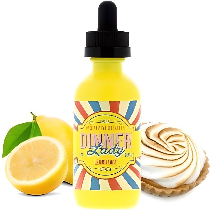 E-liquide Dinner Lady Lemon Tart Custard 50ml - 6mg - Cdiscount Au ...
