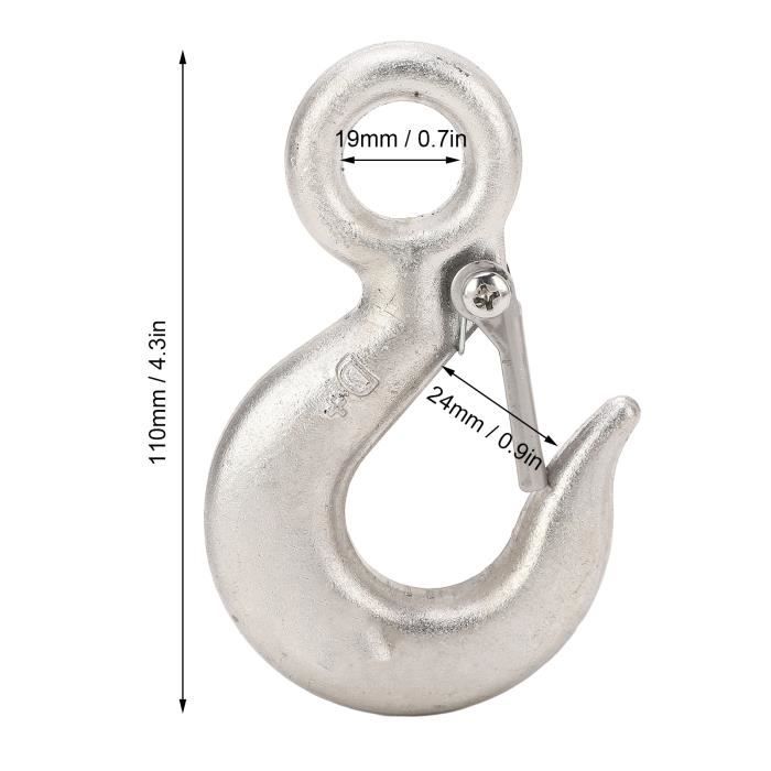 EIF Crochet De Levage De 1 Tonne Crochet De Levage Robuste En Acier ...