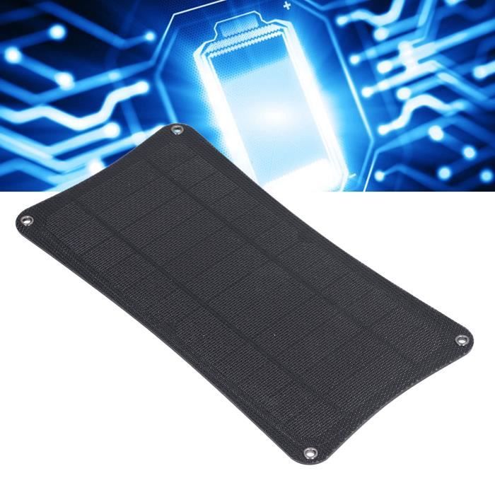 Panneau solaire portable Panneau Solaire Au Silicium Monocristallin 10W 5V Usb pour Téléphone ...