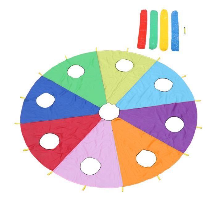 FYDUN Jeu de taupe de parachute Les Enfants Jouent au Parachute, Bâton ...