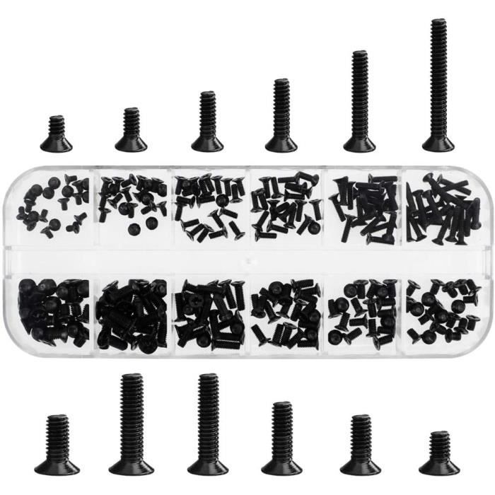 Vi Pour Ordinateur - Limics24 - Lot 240 Vis M2 M2.5 M3 Noir Universel Portable Hp Gateway ...