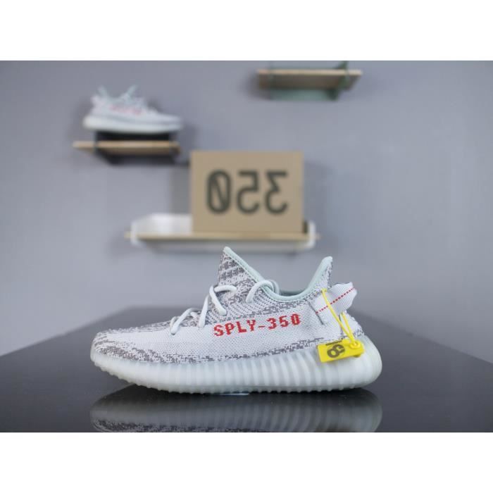 BASKET Adiidass-Yeezys Boosts 350 V2 B37571 Grey Jade Zebra Femme Homme ...