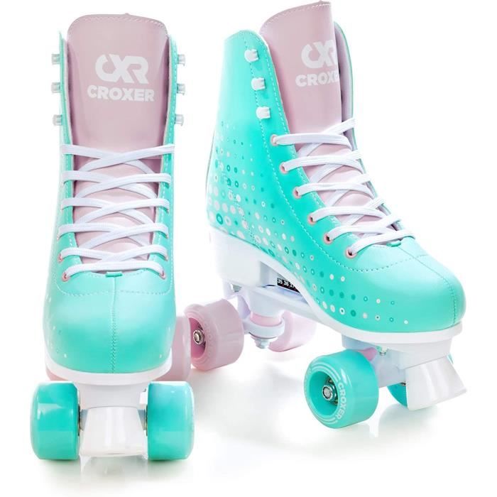 Patin à roulettes - Eysa - Mixte - Roller - Blanc - Menthe/rose ...