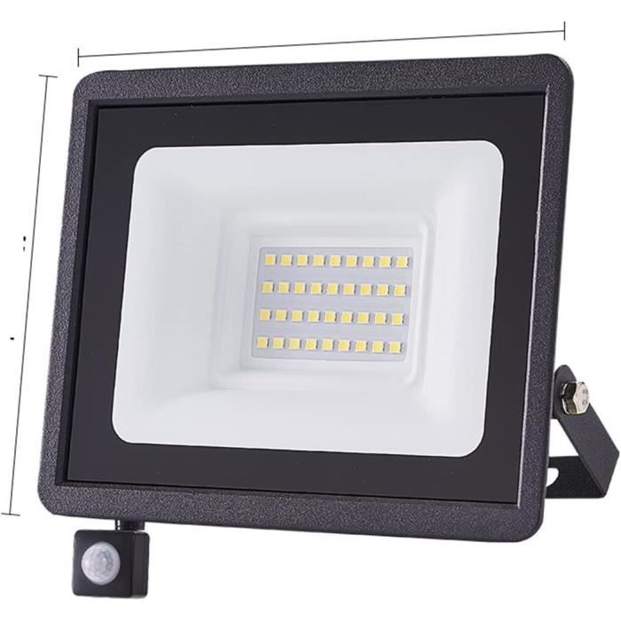 Projecteur LED Extérieur Extérieur LED Capteur de Mouvement à ...