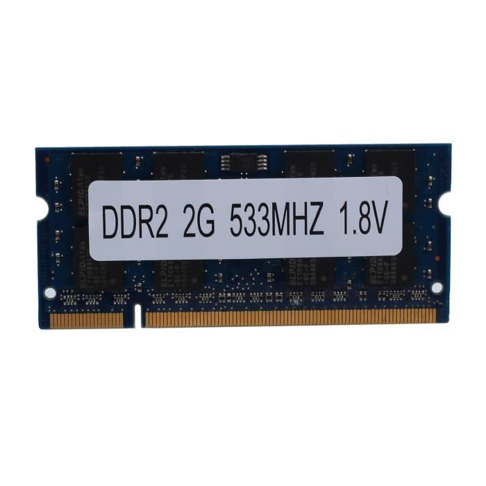 MéMoire pour Ordinateur Portable DDR2 2 Go Ram 533 Mhz PC2 4200 SODIMM ...