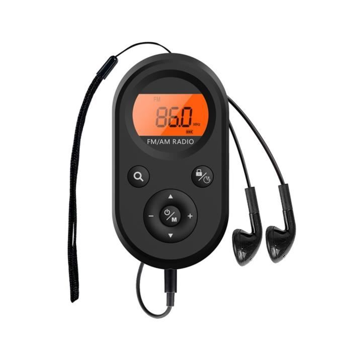 Mini Récepteur Radio Fm Am Portable De Poche 76 108mhz Rechargeable