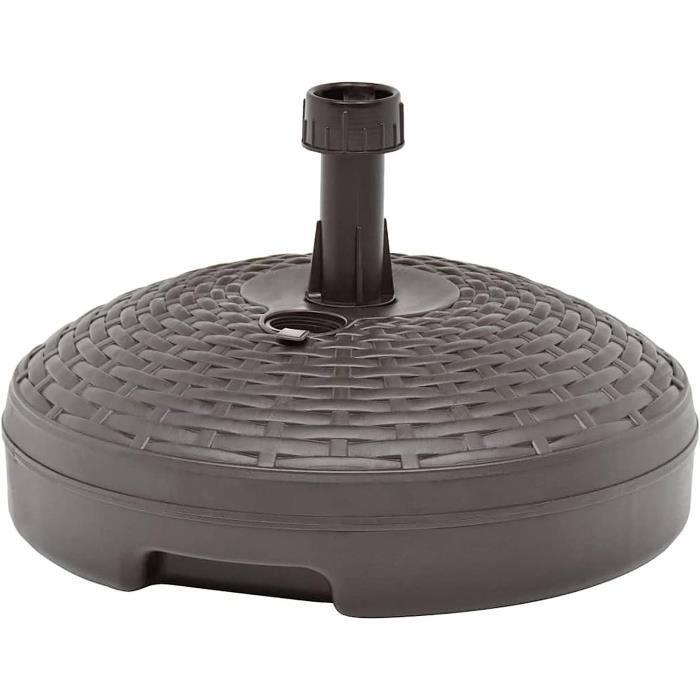 JUNZAI Socle de Parasol Base de Parasol Jardin Terrasse Balcon Piscine ...
