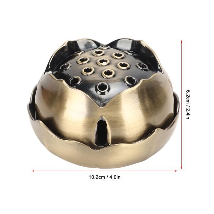 COC-Brûleur d'encens Antique Exquisite Métal Porte encens pour encens ...