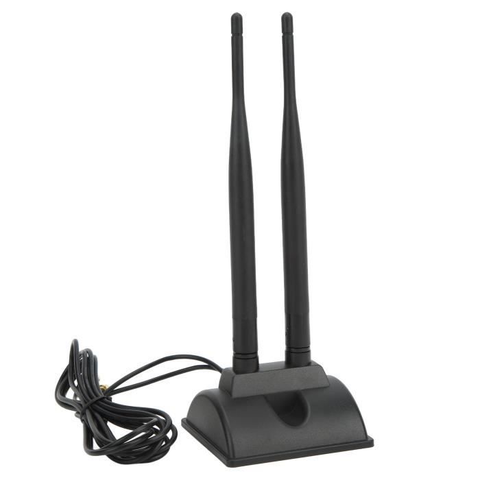 Zerone Antenne SMA Antenne WIFI 2.4G/5.8G double bande 6DBI RG174 antenne de routeur de Base à ...