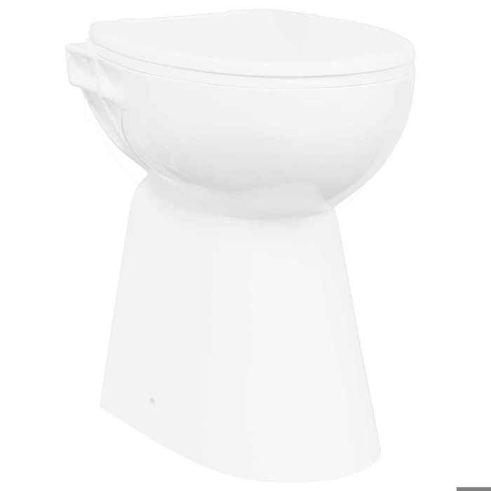 Prix bas - Toilette - Cuvette sans bord fermeture douce 7 cm Hauteur d ...