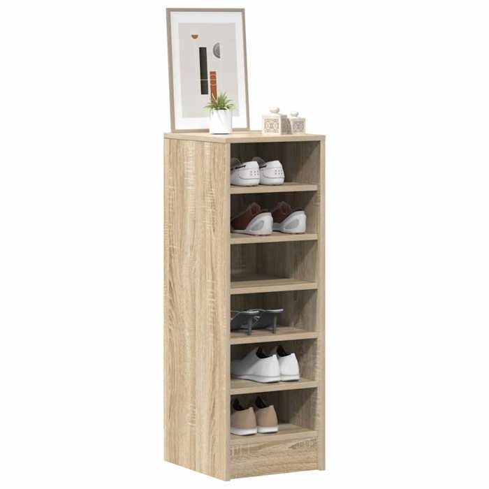 Haut de gamme - Armoire à chaussures - Chêne sonoma - 31,5x35x90 cm ...