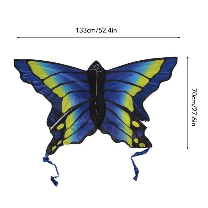 Cerf-volant papillon ATYHAO - 133x70cm - Facile à voler - Pour enfant à ...