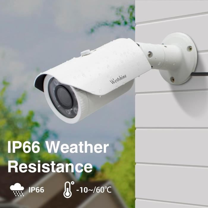 5Mp Security Ahd Camera 2.8Mm-12Mm Varifocal Lens Bullet Camera Tvi-Cvi ...