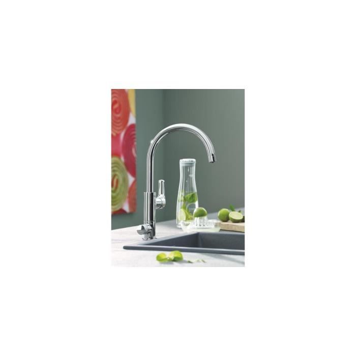 Mitigeur GROHE Blue Pure EuroSmart - GROHE - 30383000 - Chromé ...