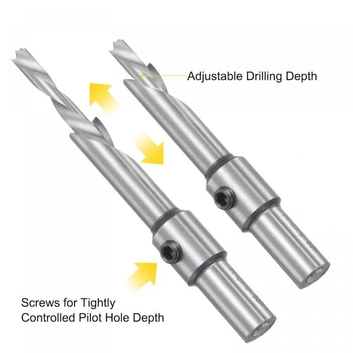 Fraise Foret Mèche 5 X 9 X 100Mm Pour Bois Bricolage Hss Haute Vitesse ...