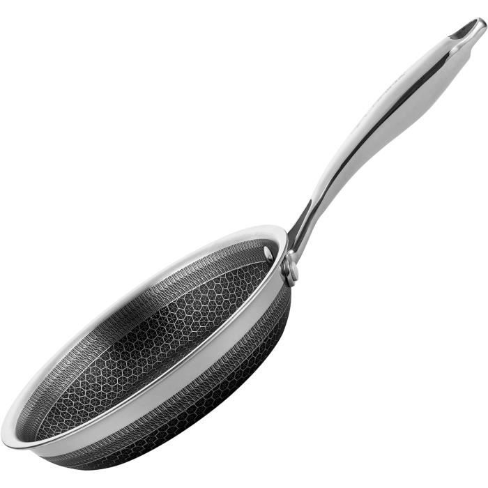 Poêle En Acier Inoxydable (20 Cm) I Poêle Induction Le Gourmet I ...