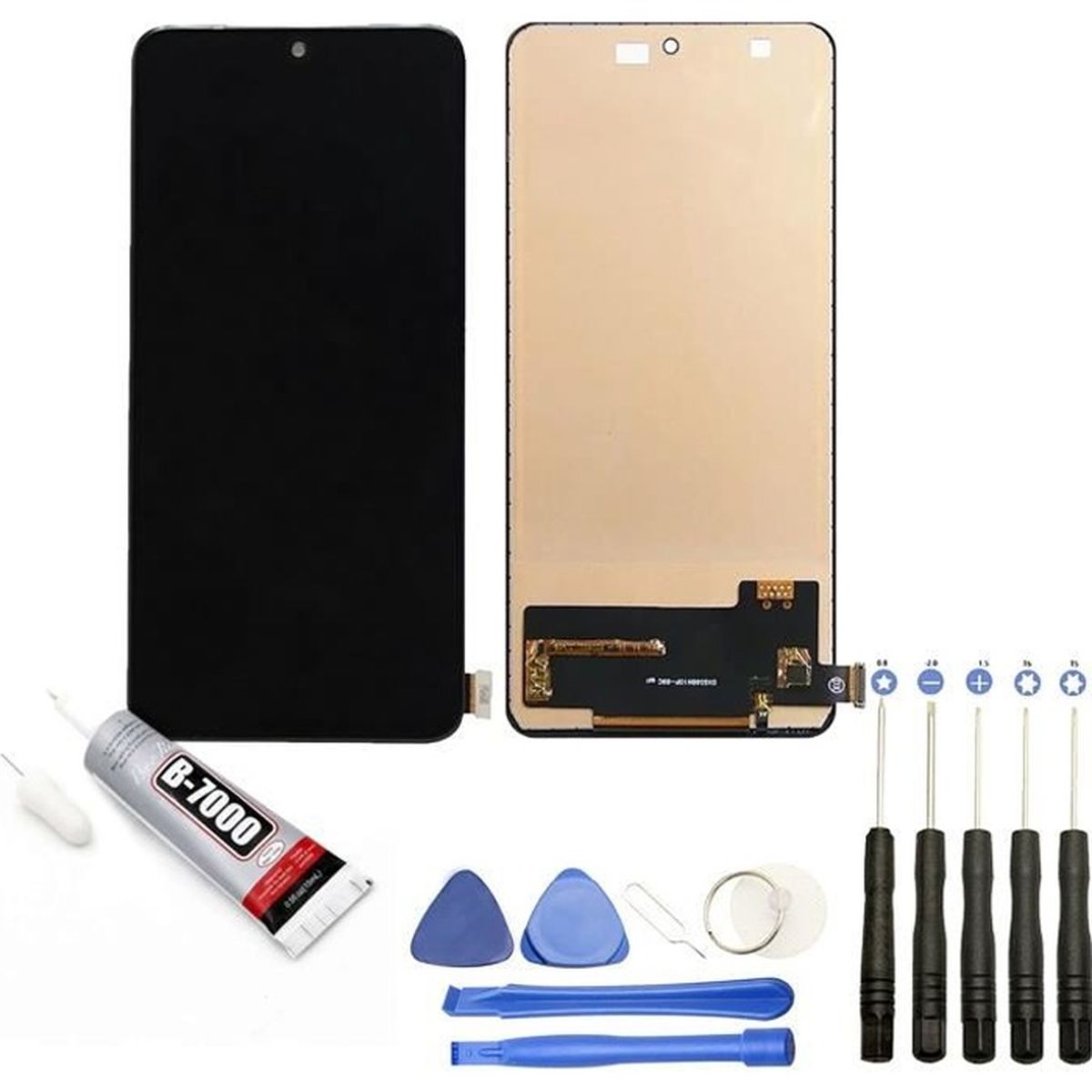 Vitre tactile + Ecran LCD pour Xiaomi Redmi Note 10 Pro 4G 6.67" Noir M2101K6G + Kit outils ...