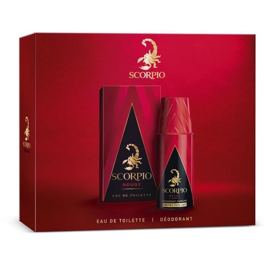 SCORPIO Coffret Rouge Eau de Toilette 75 ml + Déodorant Atomiseur 150 ...